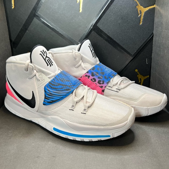 Nike | Shoes | Nike Kyrie Irving 6 Vast Grey Pink Mens 7 18 Bq463003 ...